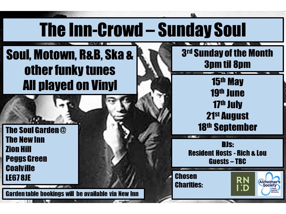The New Inn Crowd Sunday Soul Session - Coalville - Alldayers - Soul Source