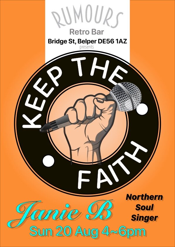 JANIE B SINGS NORTHERN SOUL - Live Artists / Misc - Soul Source