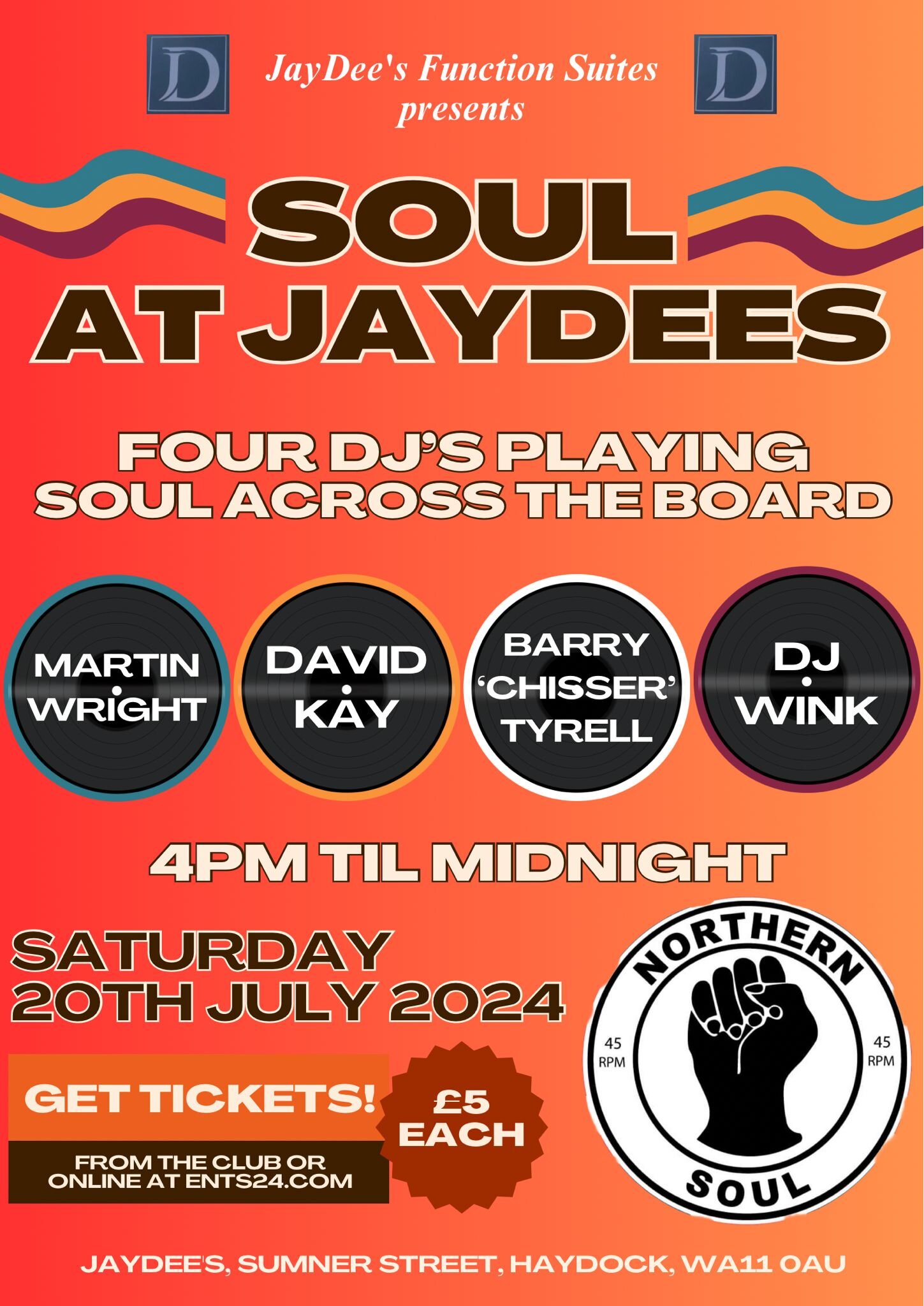 Soul at Jaydees - Alldayers - Soul Source